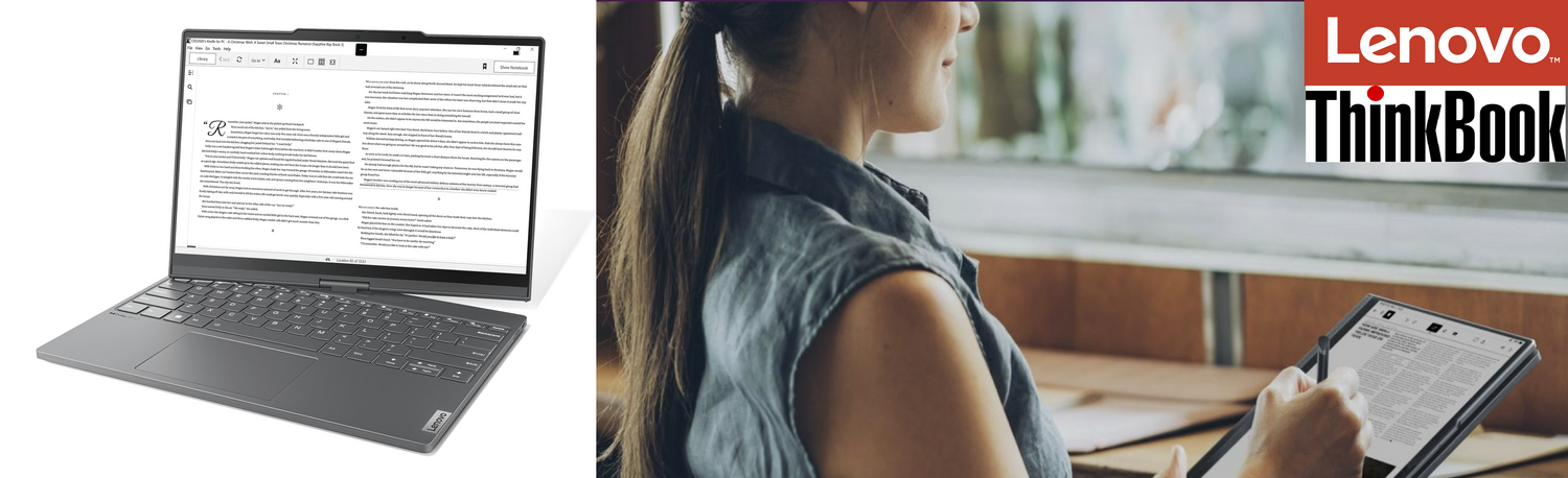 E-Ink新品：Lenovo ThinkBook Plus Twist──可旋轉的OLED/彩色E-Ink雙屏幕筆記本 – E-Reader Pro