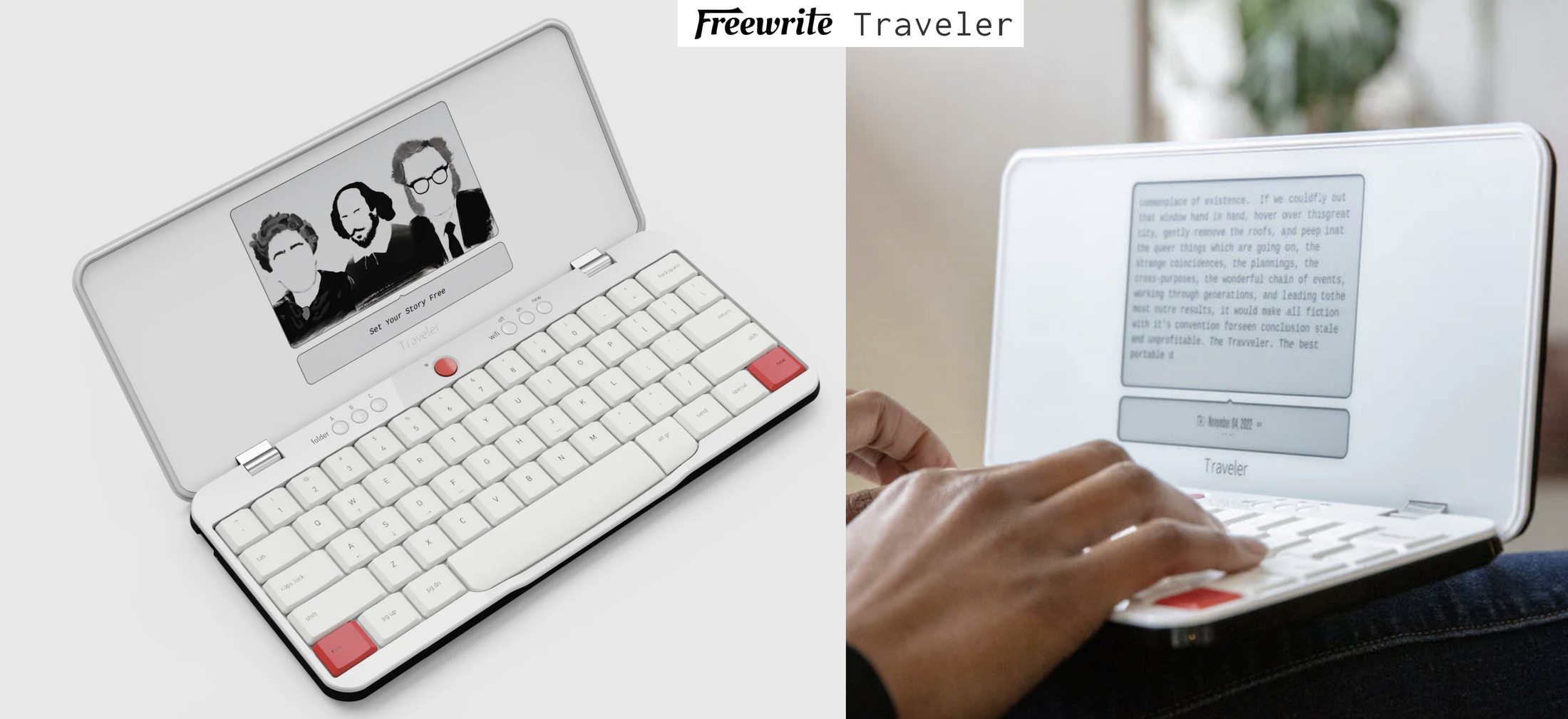 E-Ink產品：Freewrite Traveler──讓你專注於寫作的電子墨水打字機 – E-Reader Pro