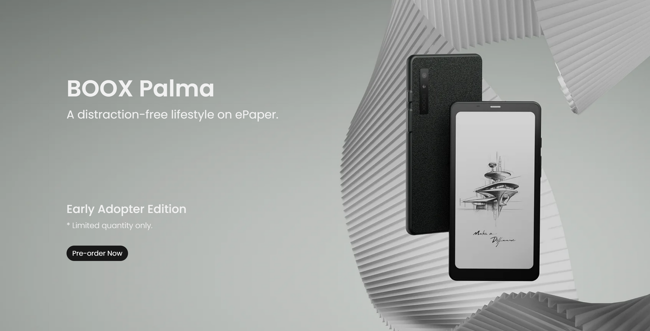 New E-Ink product: Boox Palma──Onyx Boox's new exploration, a mobile p ...
