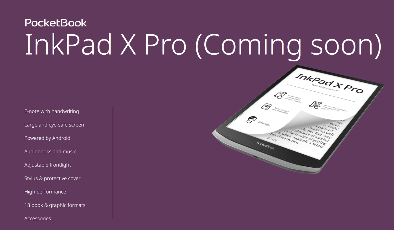 E-Ink新品：PocketBook InkPad X Pro──從封閉式Linux到開放式Android的轉變 – E-Reader Pro